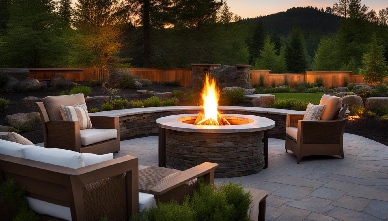 Constructing a Fire Pit for Outdoor Ambiance
